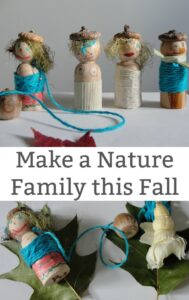 Thankful for the Nature Family - Nature Craft for Kids