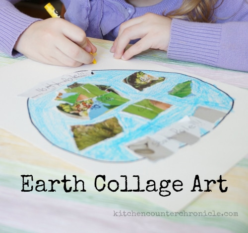 Earth Collage Art