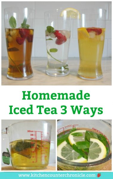 3 Simple Recipes for Homemade Iced Tea