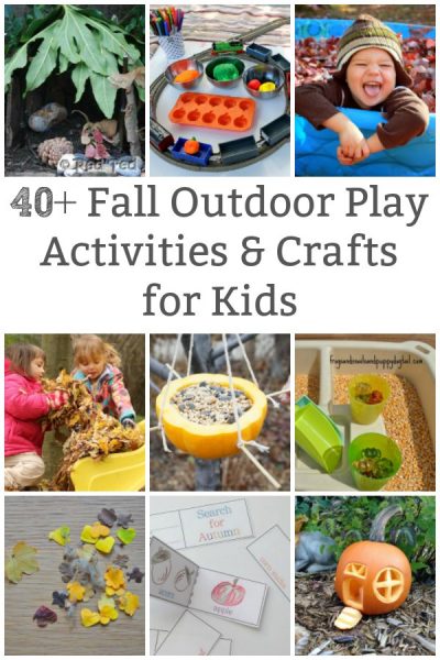 40+ Fall Outdoor Play Activities for Kids