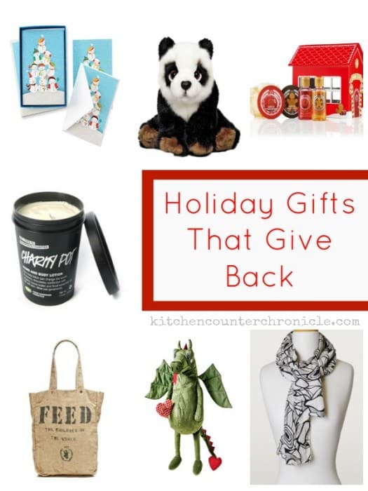 Holiday Giving: Gifts that Give Back