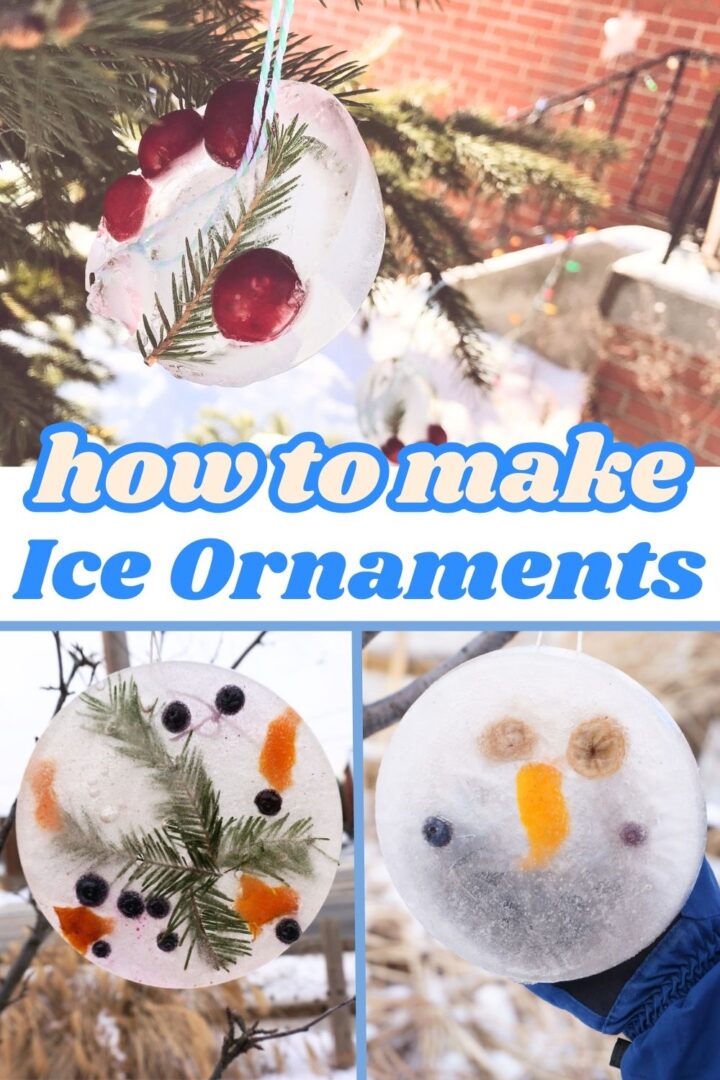 How to Make Beautiful Ice Ornaments