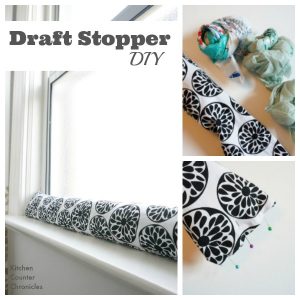 How to Make a Draft Stopper for A Window or Door