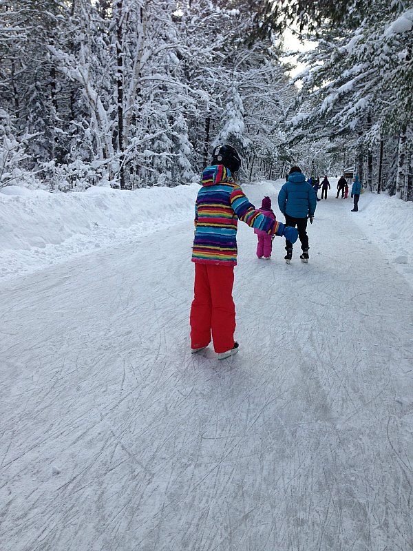 Skating in a Winter Wonderland at Arrowhead Provincial Park