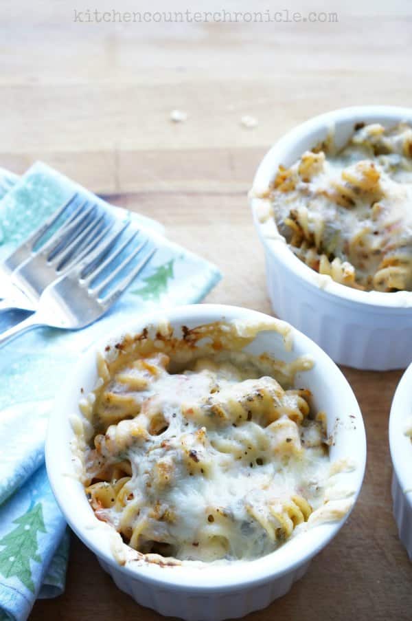 Three Cheese Baked Pasta Recipe