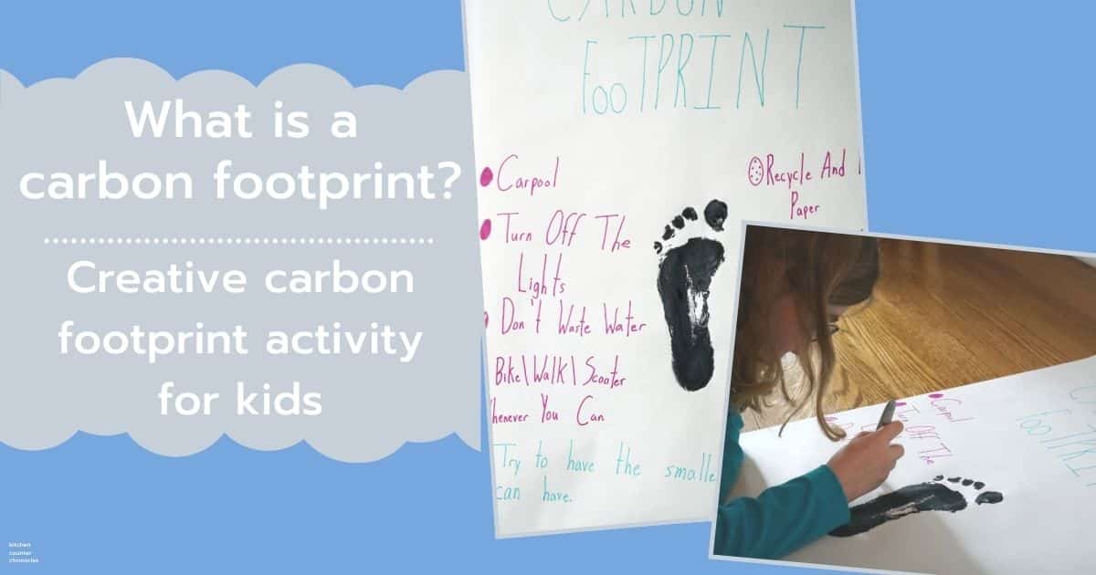 What is A Carbon Footprint? A Carbon Footprint Activity for Kids