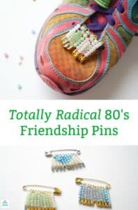 Make a Totally Radical 80's Friendship Pin Craft with Safety Pins
