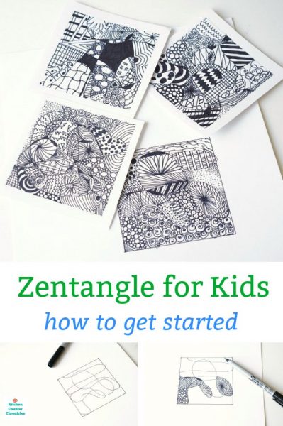 Easy Zentangle Patterns for Beginners and Kids