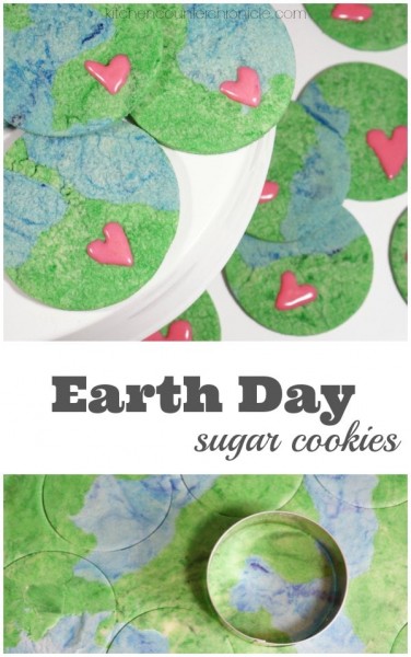 How to Make Planet Earth Cookies for Earth Day
