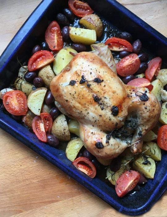 Oh So Good Greek Style Roasted Chicken