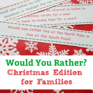 Funny Would You Rather Christmas Edition for Kids