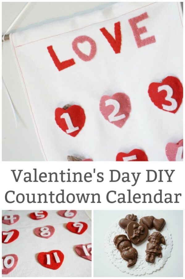 How to Sew A Valentine's Day Countdown Calendar