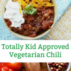 Kid Friendly, Easy Vegetarian Chili Recipe