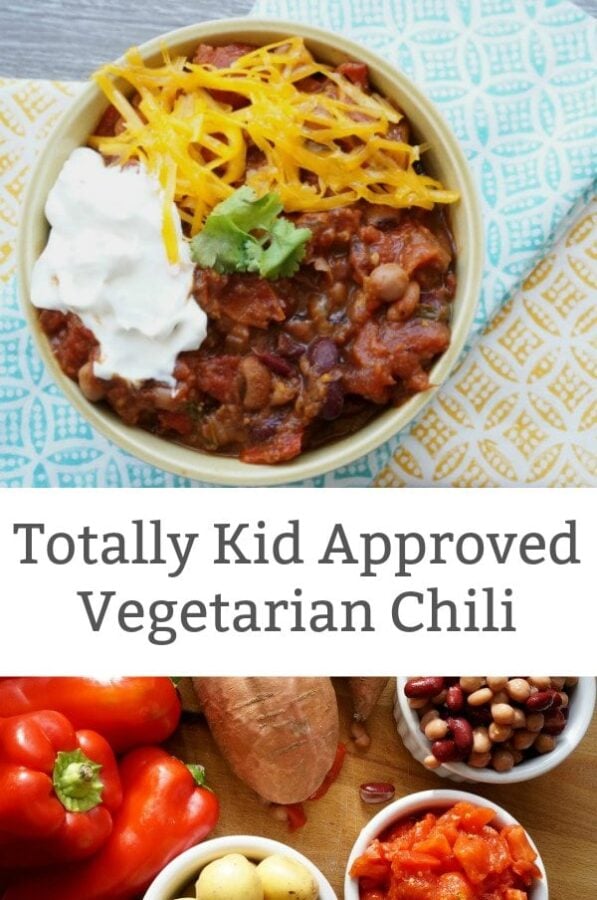 Kid Friendly, Easy Vegetarian Chili Recipe