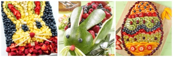 Fun Easter Veggie Tray and Easter Fruit Tray Ideas