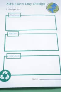 Celebrate Earth Day by Making a 3R's Earth Day Pledge