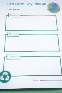 Celebrate Earth Day by Making a 3R's Earth Day Pledge