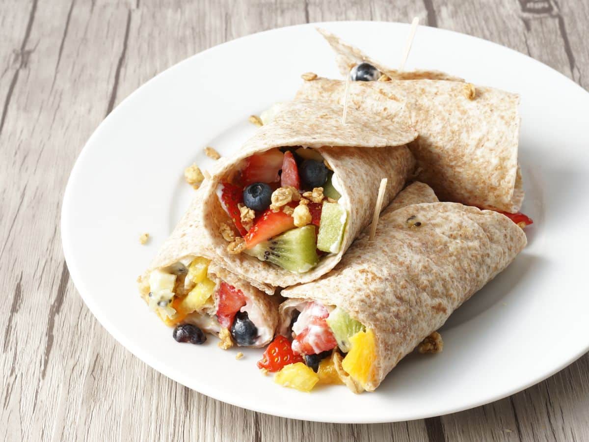 Breakfast Fruit Burrito Recipe