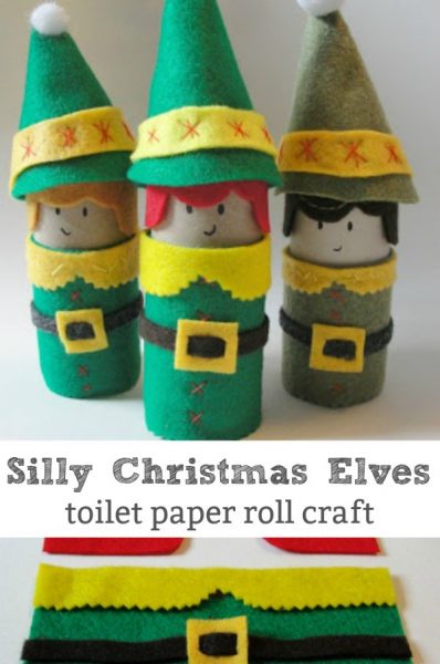 How to Make a Toilet Paper Roll Elf