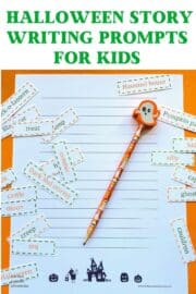 Printable Halloween Story Writing Prompts for Kids