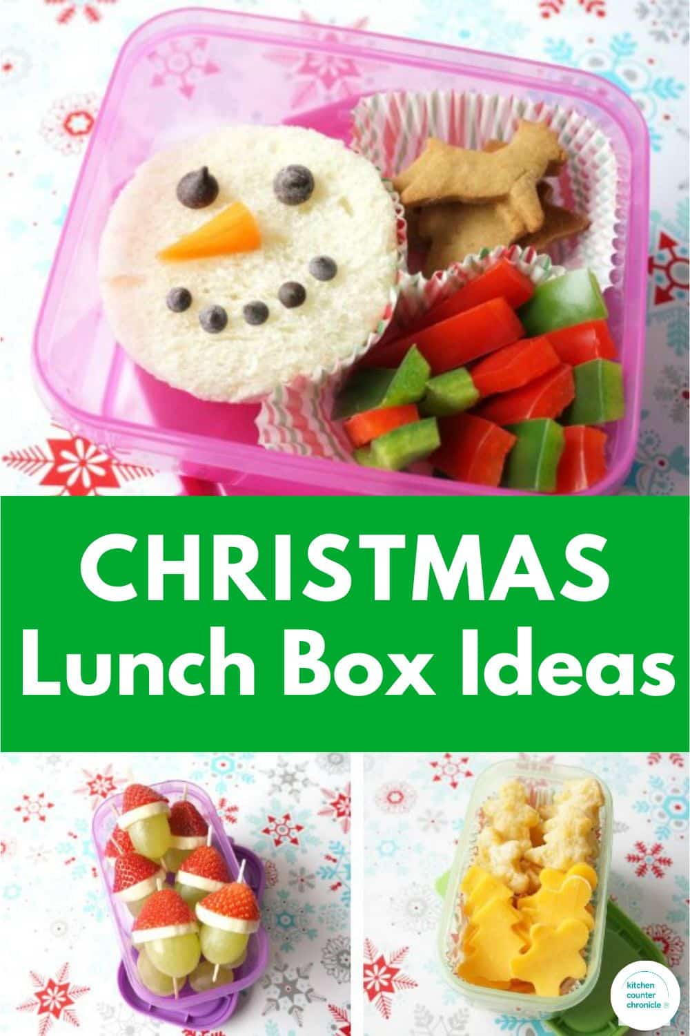 Simple Christmas Themed Lunch Ideas for Kids