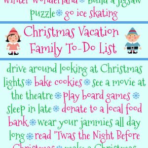 Fun and Simple Christmas Vacation To-Do List for Families