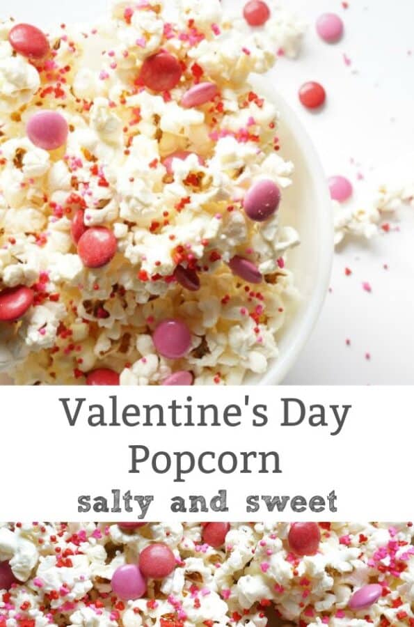 Valentine's Day Popcorn a Sweet, Salty and Chocolatey Treat