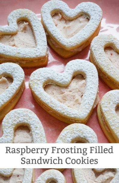 Delicious Sandwich Cookies with Raspberry Buttercream Frosting