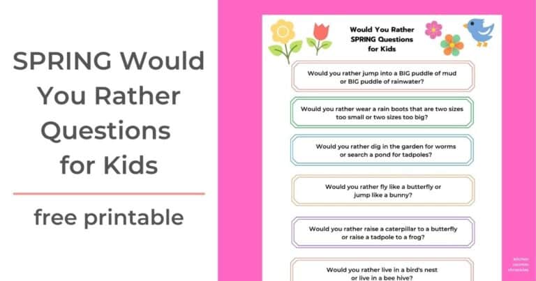 Fun Spring Printable Activities for Kids