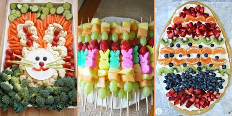 Fun Easter Veggie Tray and Easter Fruit Tray Ideas