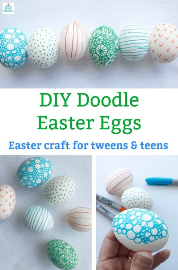 DIY Doodle Easter Eggs Easter Craft for Tweens