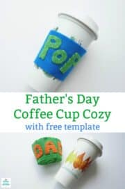 Craft a Father's Day DIY Coffee Cup Sleeve for Dad