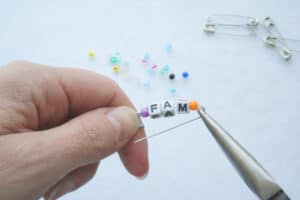 How to Make Friendship Pins with Letter Beads!
