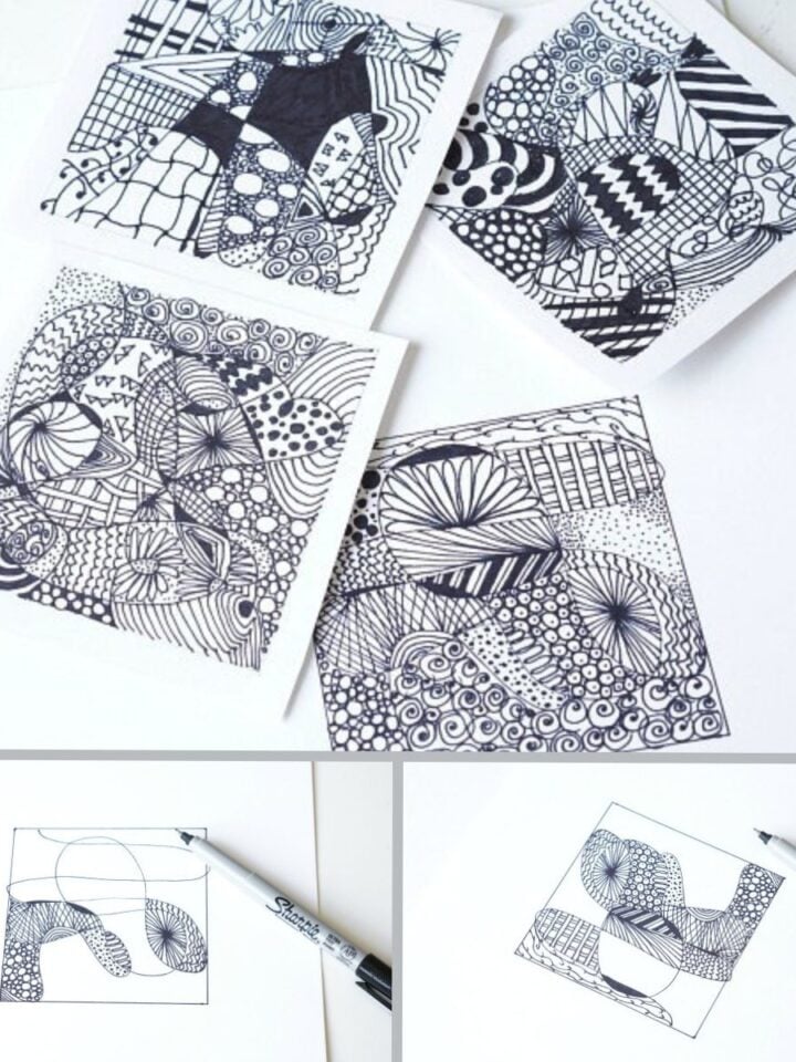 Free Printable Zentangle Squares