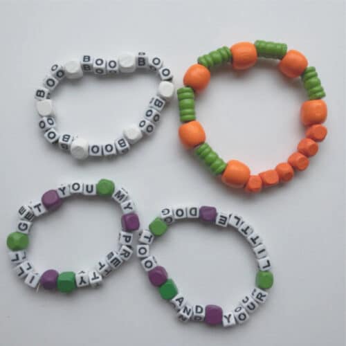 Halloween Friendship Bracelet - Halloween Craft for Tweens