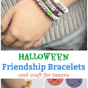 Halloween Friendship Bracelet - Halloween Craft for Tweens