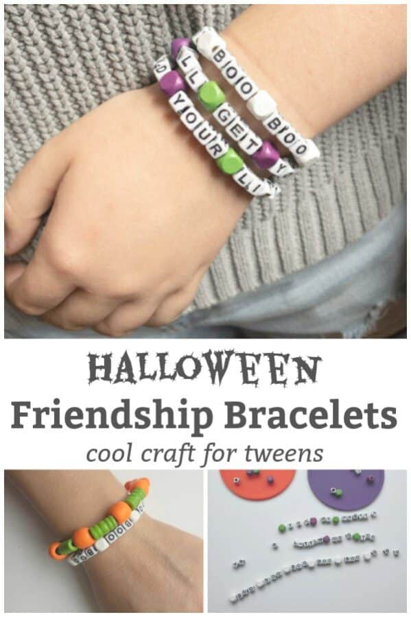 Halloween Friendship Bracelet - Halloween Craft for Tweens