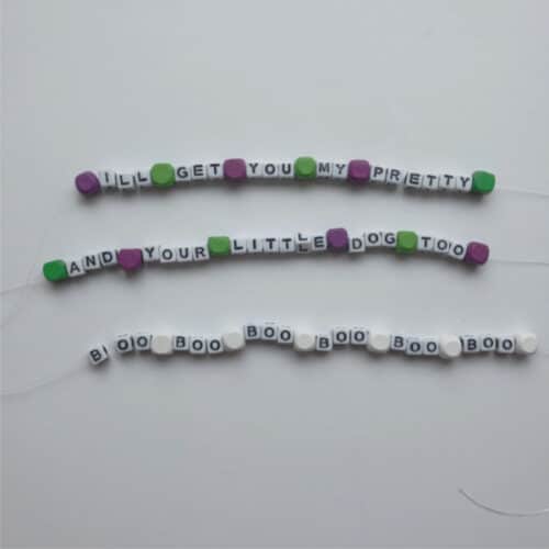 Halloween Friendship Bracelet - Halloween Craft for Tweens