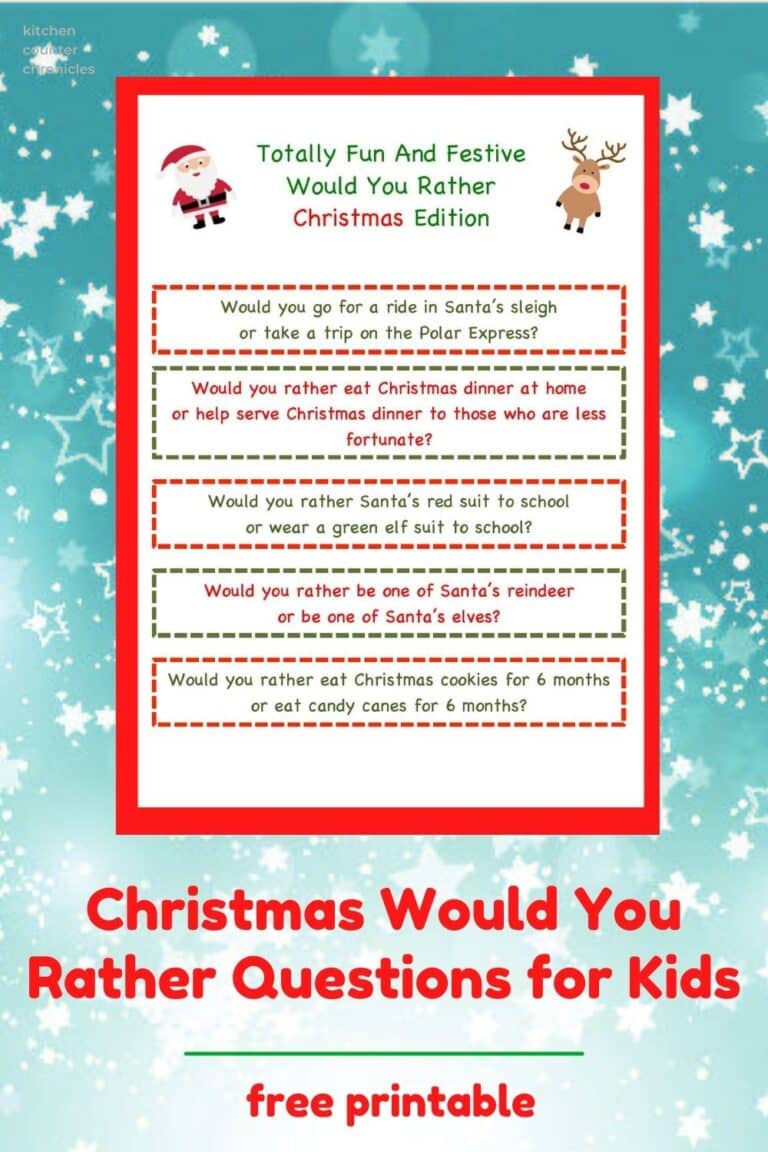 Funny Would You Rather Christmas Edition for Kids