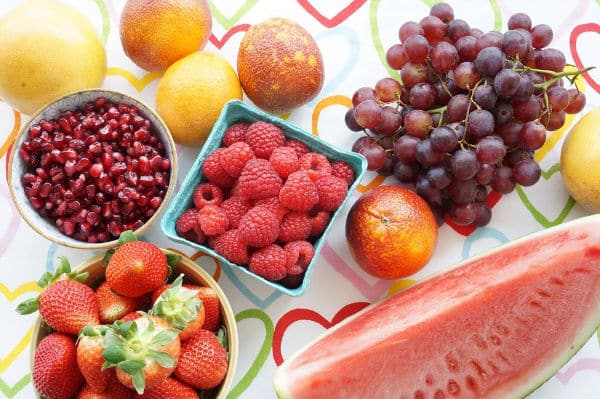 Easy Heart Shaped Valentine's Day Fruit Tray to Make