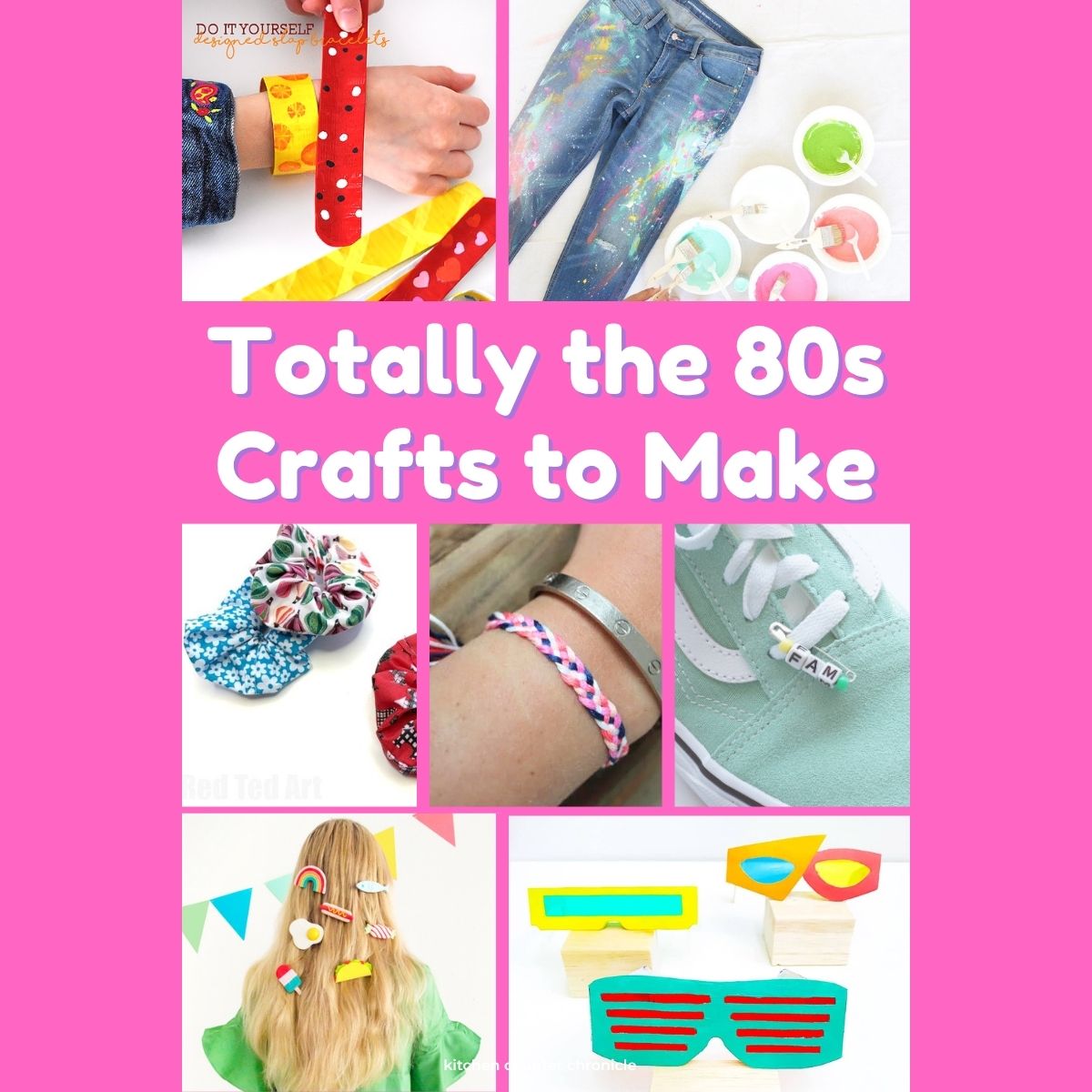 A Totally Radical 80's Crafts for Tweens