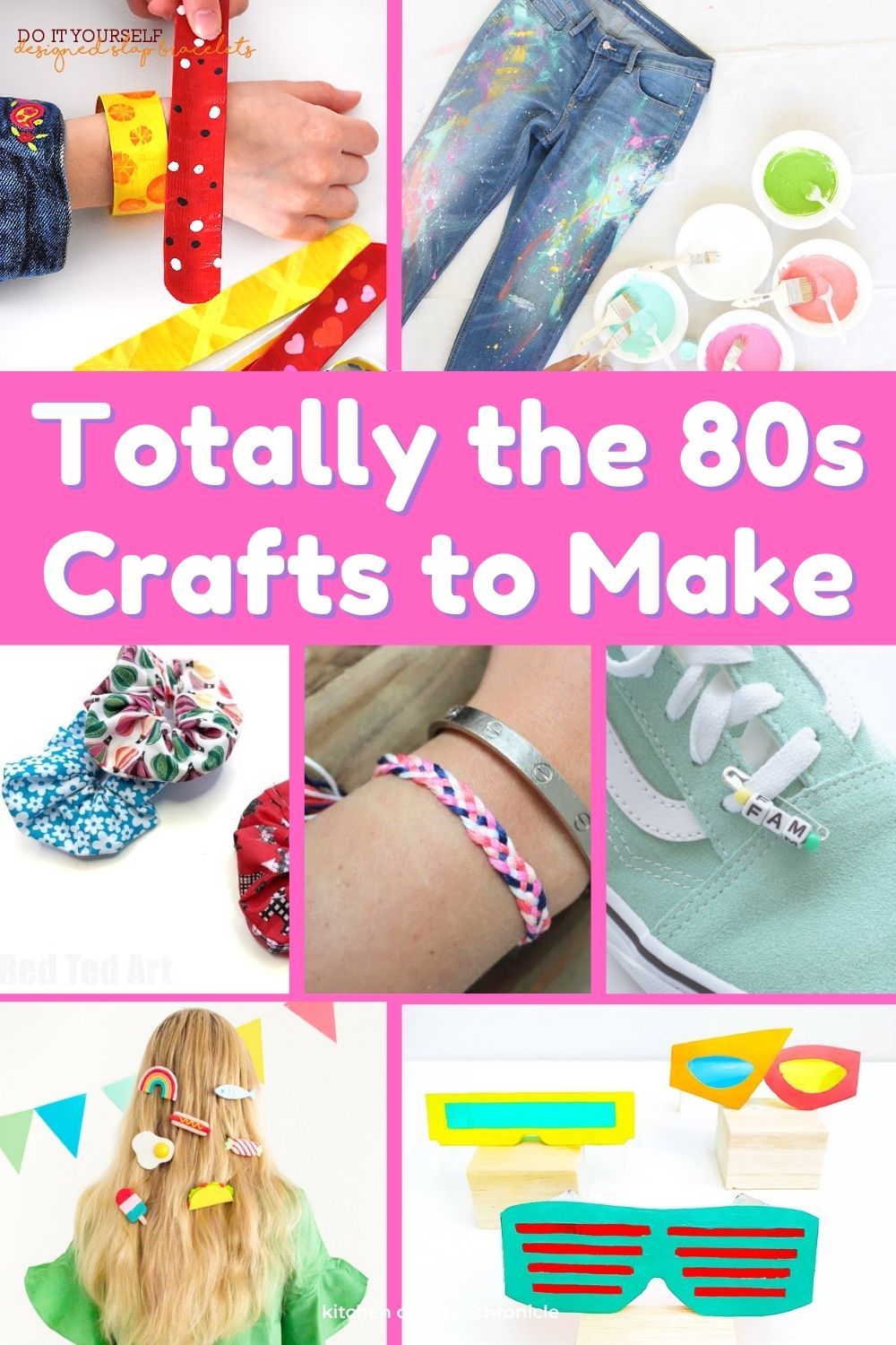 A Totally Radical 80's Crafts for Tweens