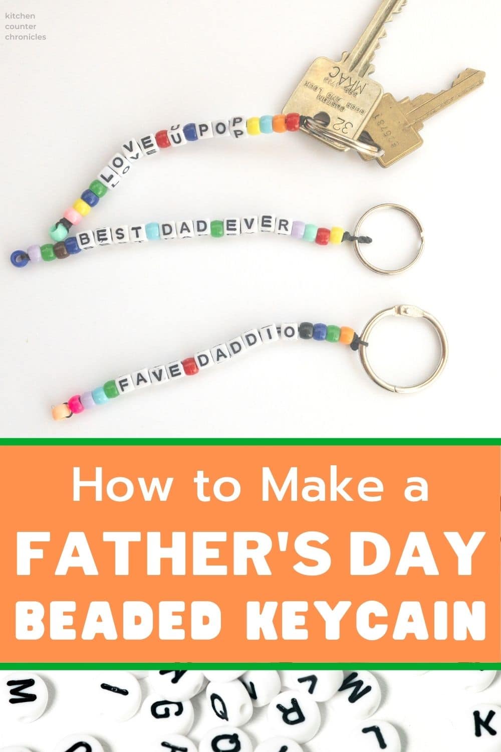A Cool Father's Day Craft for Tweens - Make A Keychain for Dad