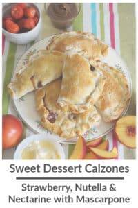 Sweet Calzone Recipes - Strawberry Nutella Calzone and Nectarine ...