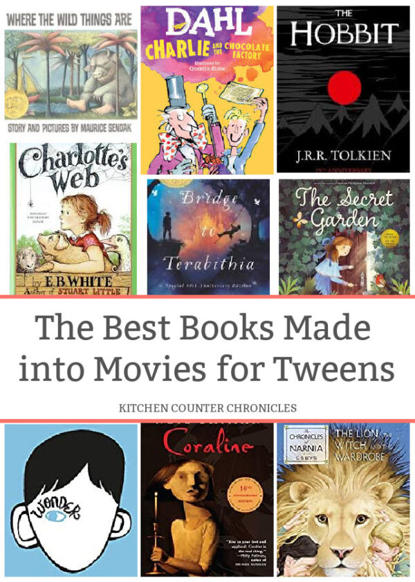 The Best Books for Tweens Made into Movies