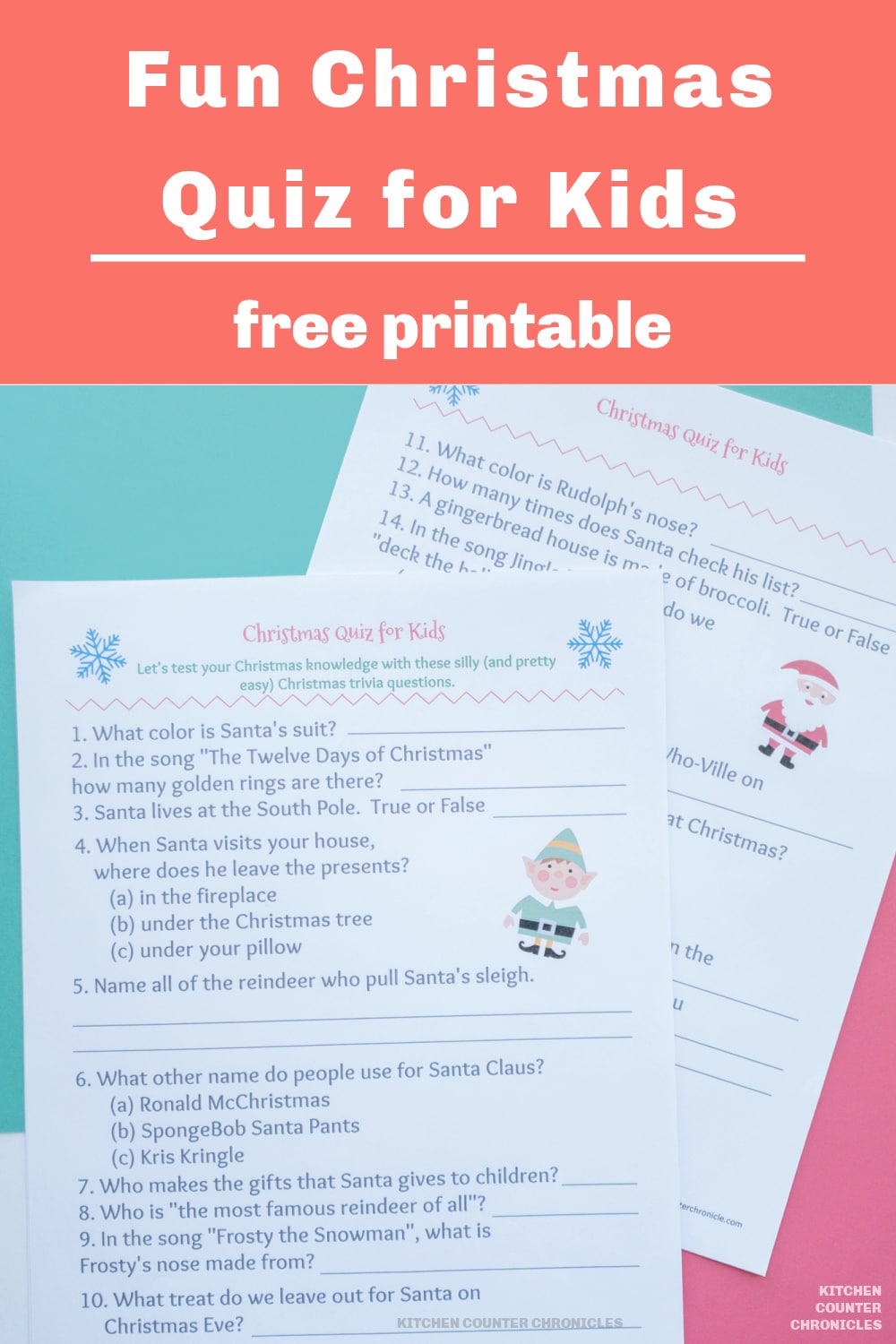 Fun Christmas Quiz for Kids