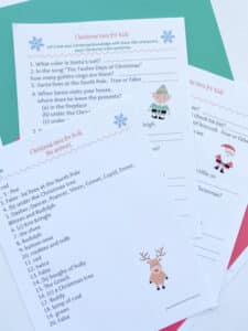 Fun Christmas Quiz for Kids