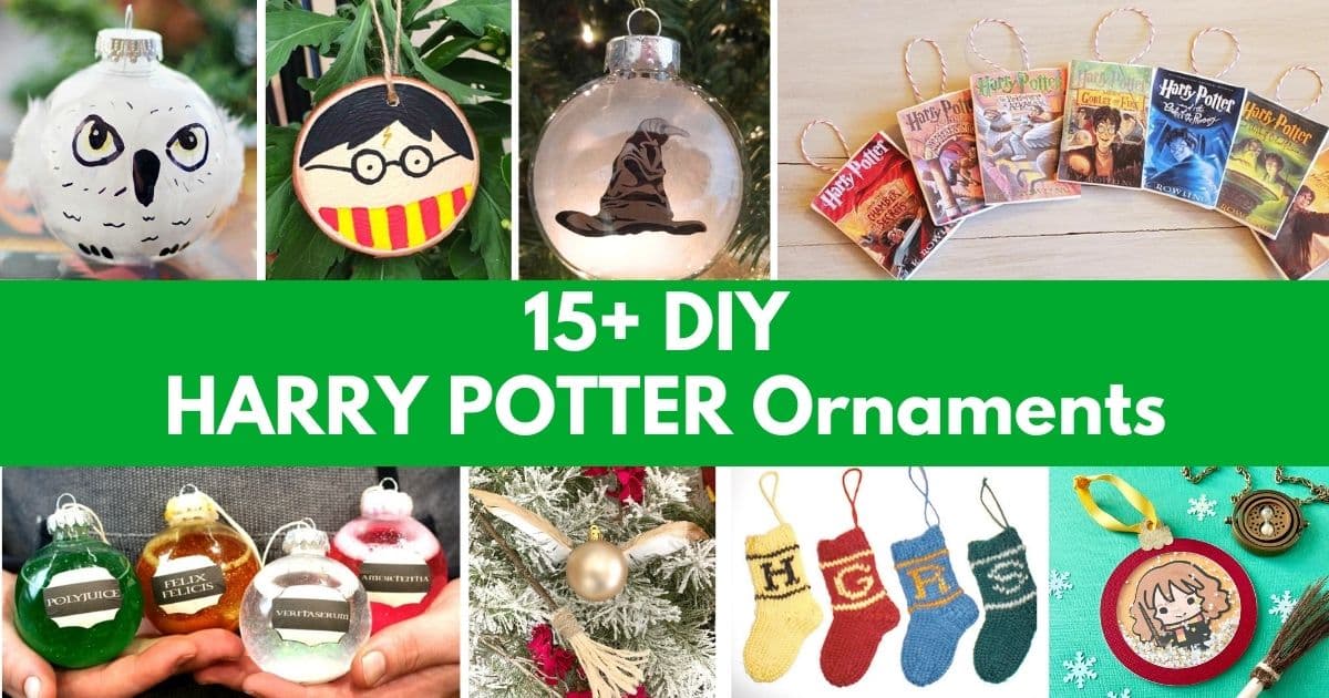 Magical DIY Harry Potter Christmas Ornaments