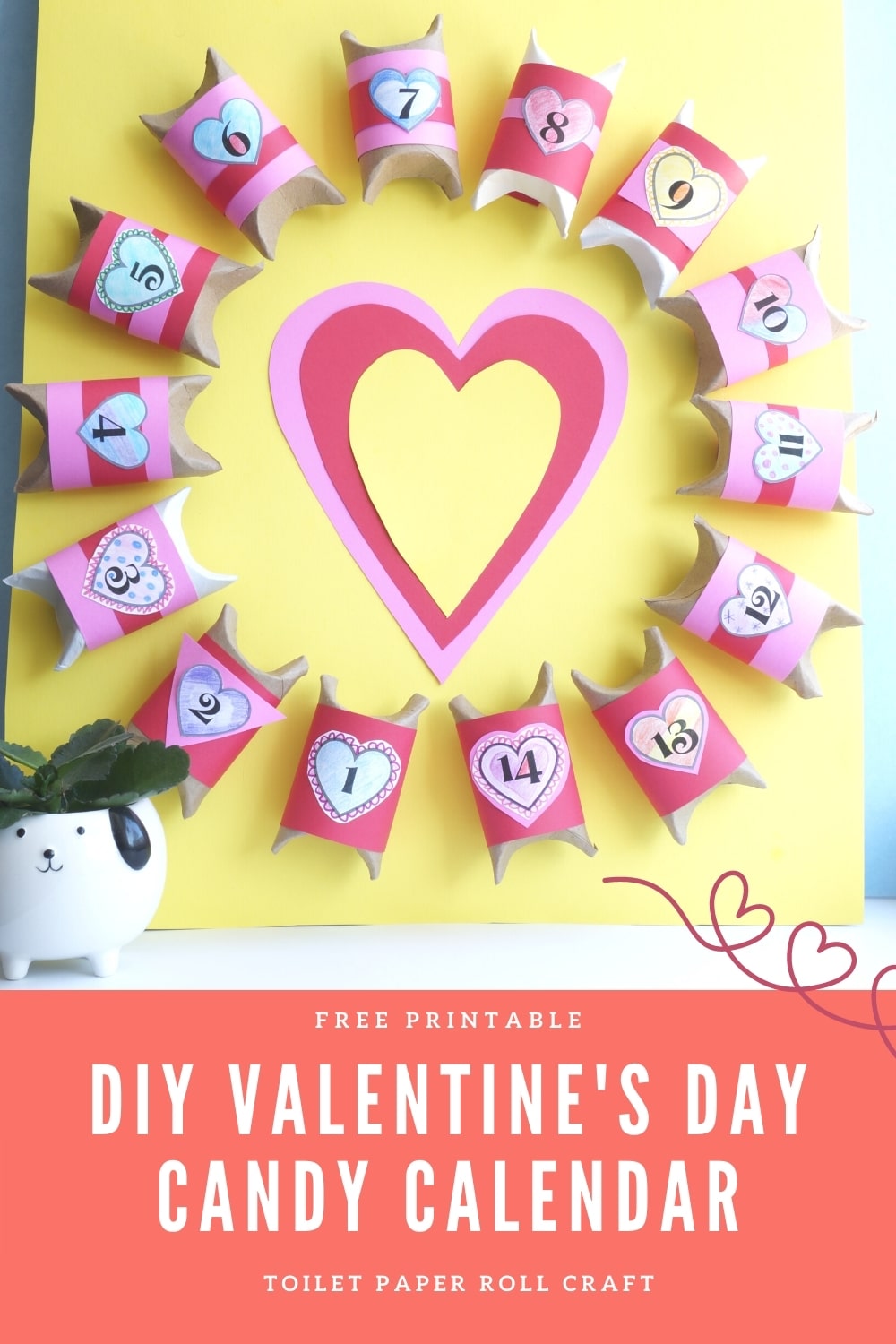 Printable Valentine's Day Countdown Calendar DIY
