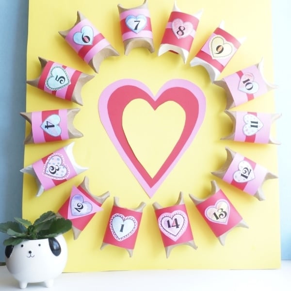 Printable Valentine's Day Countdown Calendar DIY